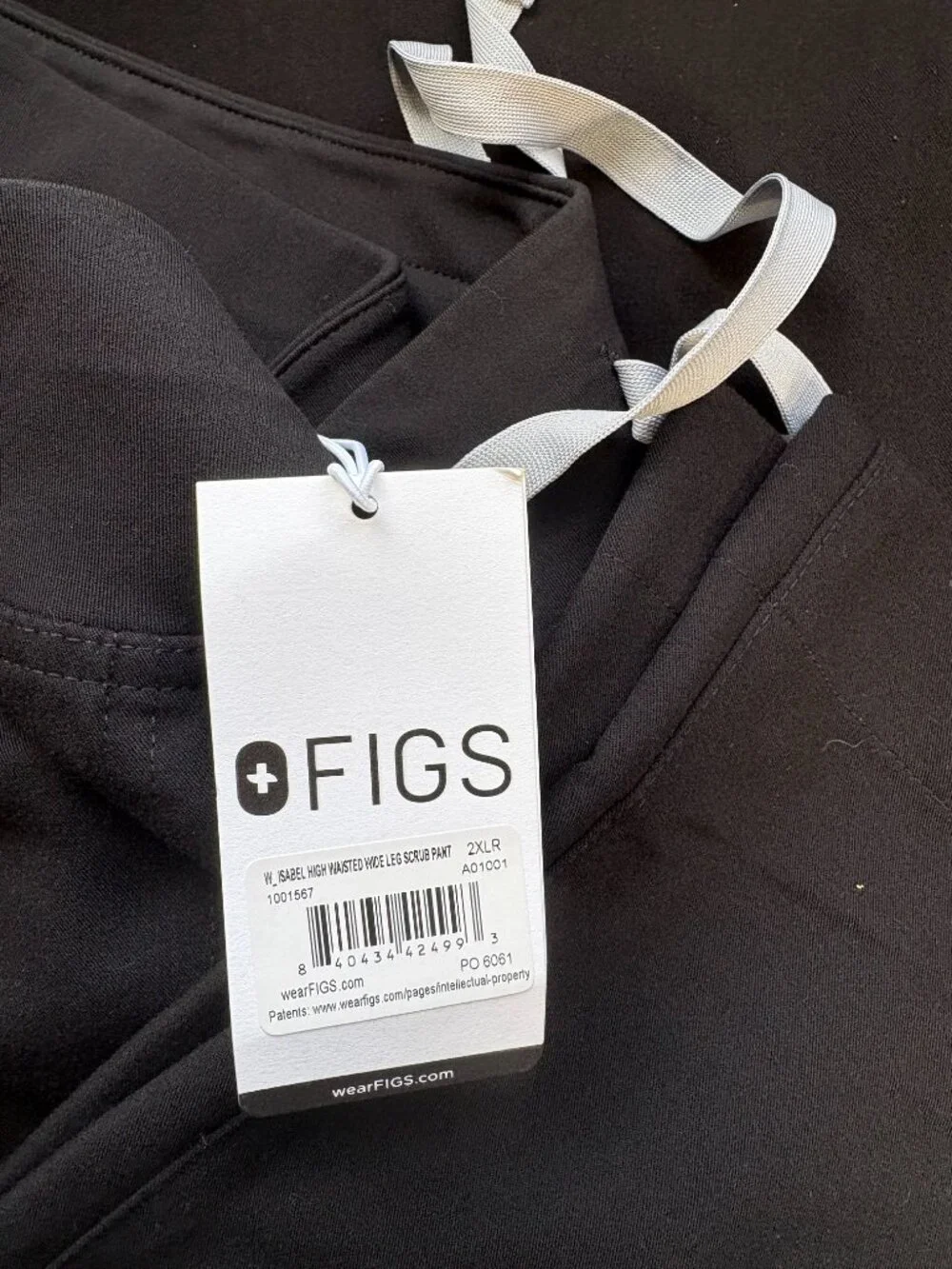 Figs | Other | Nwt Figs Black Scrub Set Catarina Top Isabel Wide Leg ...